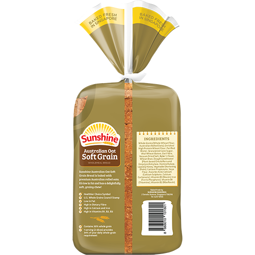 Australian Oat Soft Grain (400g) : Sunshine Bakeries